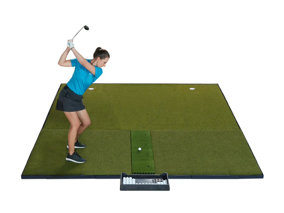 Fiberbuilt Grass Series | Heavy-Duty Golf Practice Mats