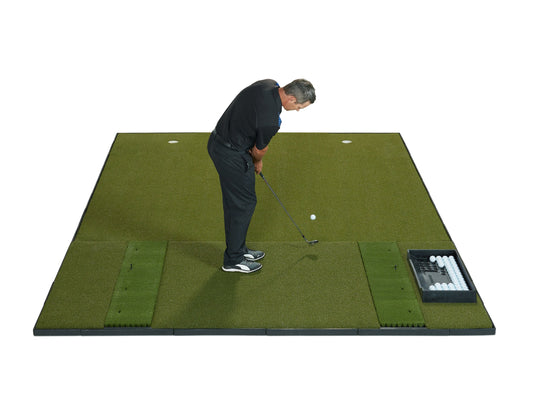 Fiberbuilt Combo Golf Mats | Hitting & Putting Mats