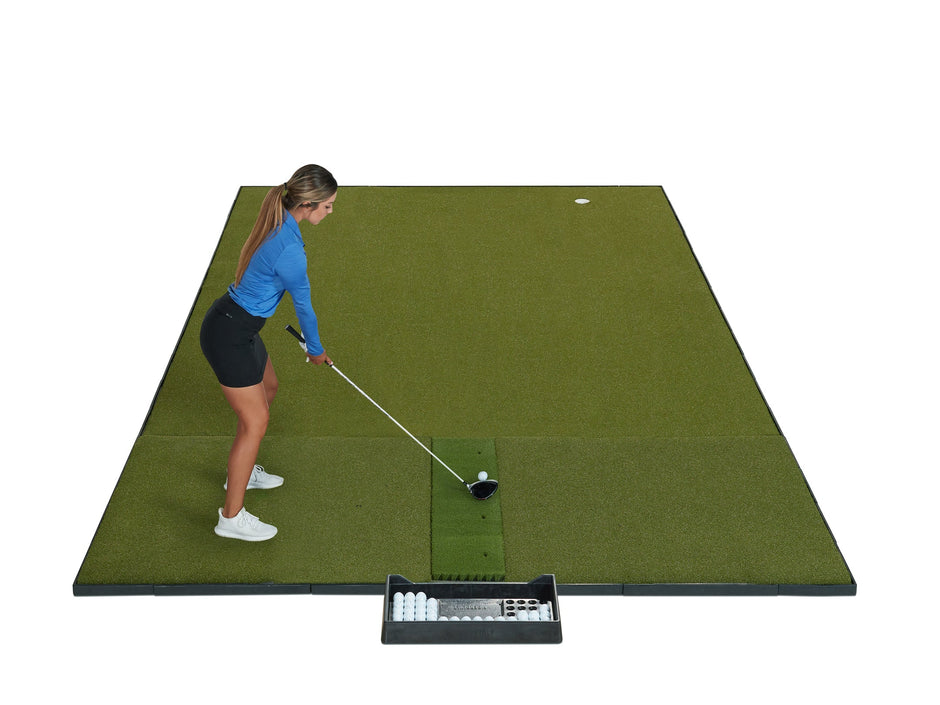 Fiberbuilt Combo Golf Mats | Hitting & Putting Mats