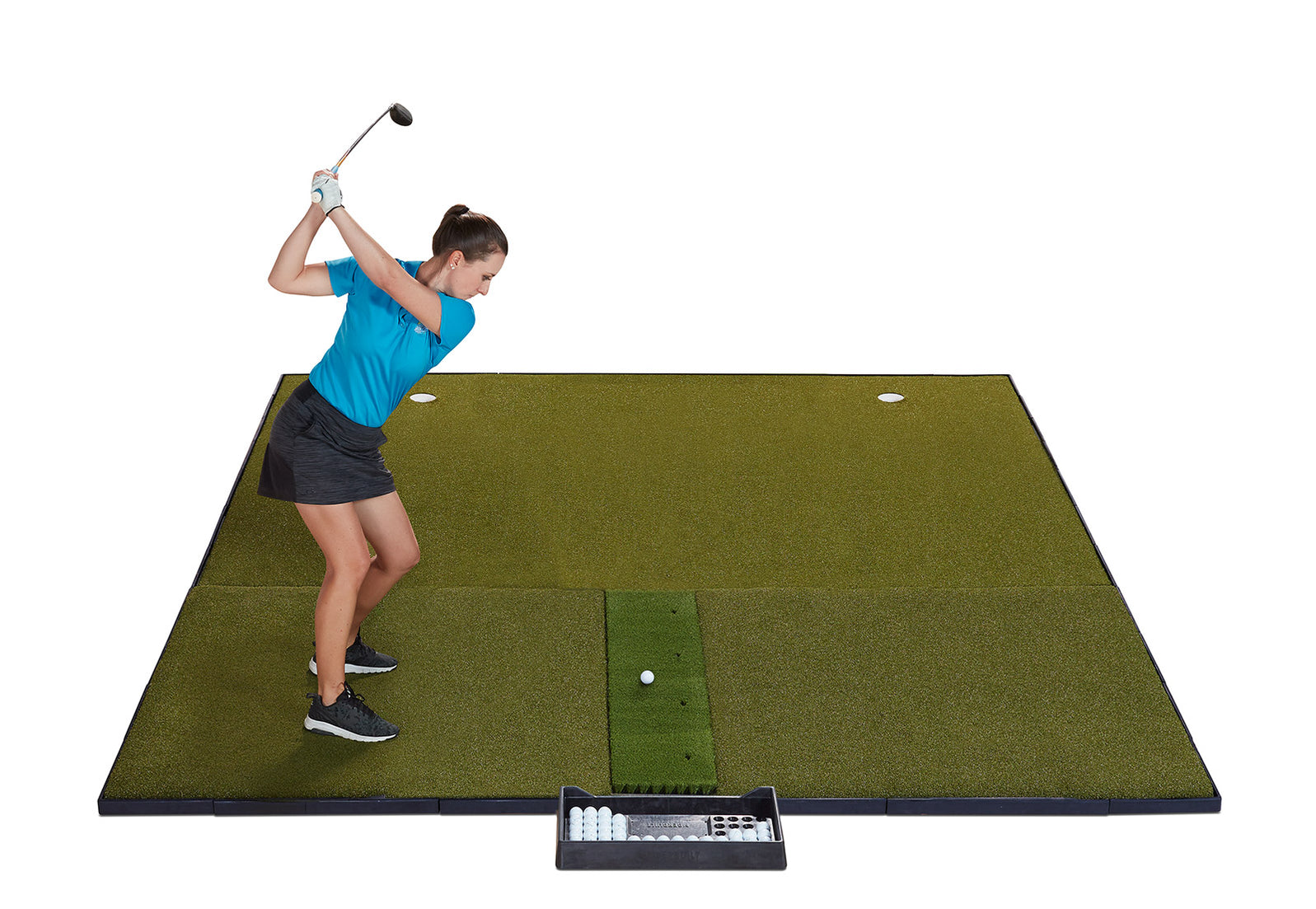 Fiberbuilt Combo Golf Mats | Hitting & Putting Mats