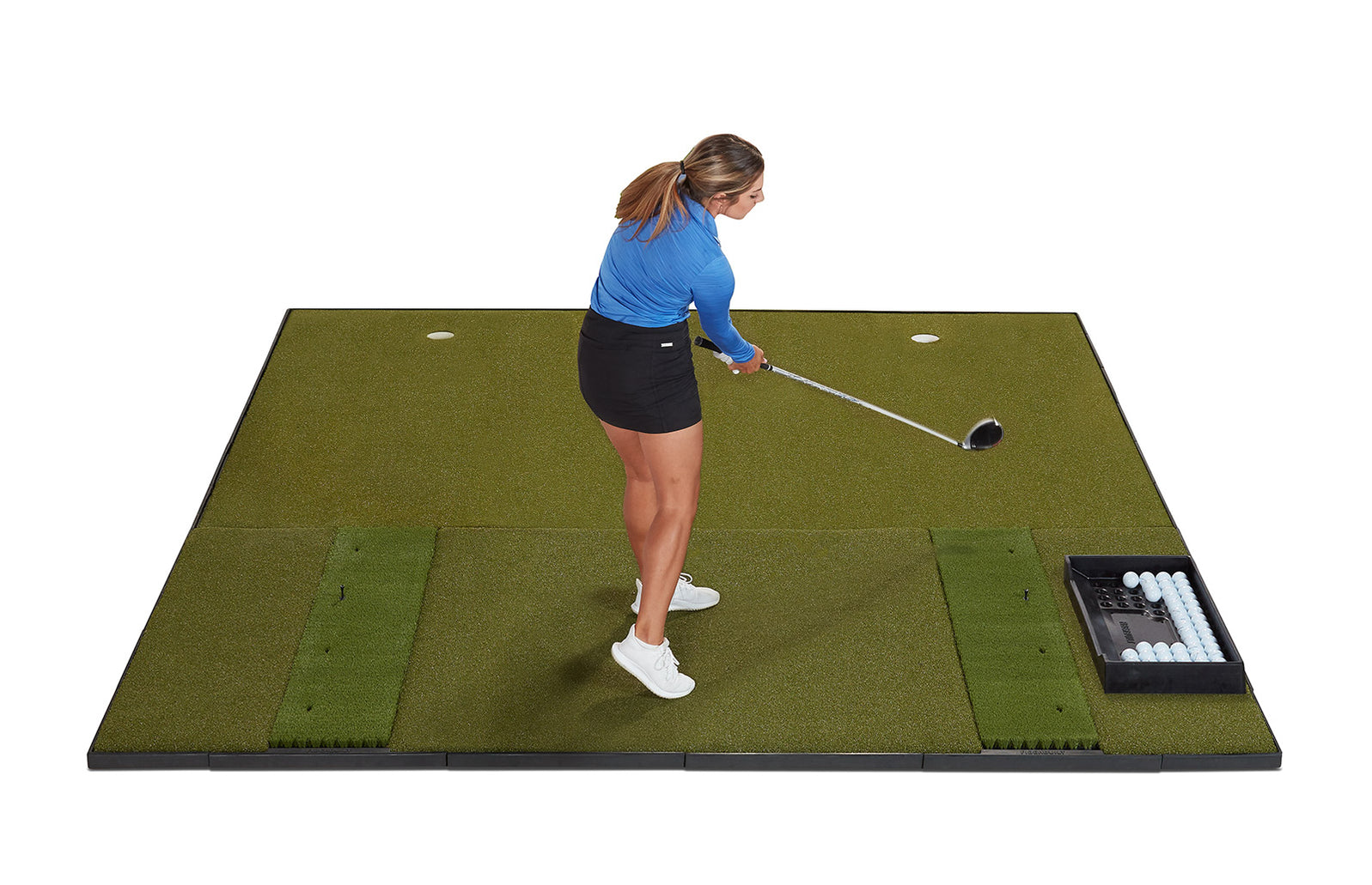 Fiberbuilt Combo Golf Mats | Hitting & Putting Mats