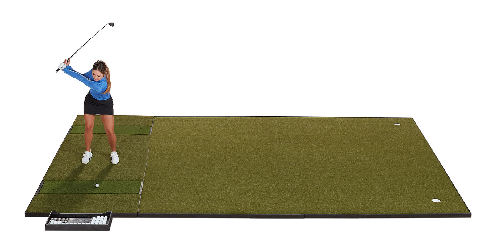 Fiberbuilt Grass Series Combo Mat System - Double Hitting - 10'x16'