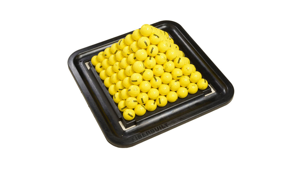 Half-Moon Molded Rubber Ball Tray